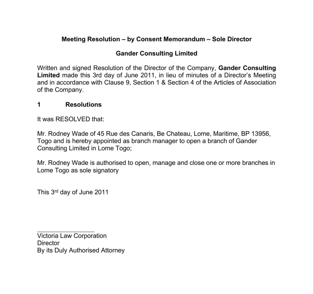 Évasion fiscale en eau profonde : Rodney Cooper Wade, les affaires ...
